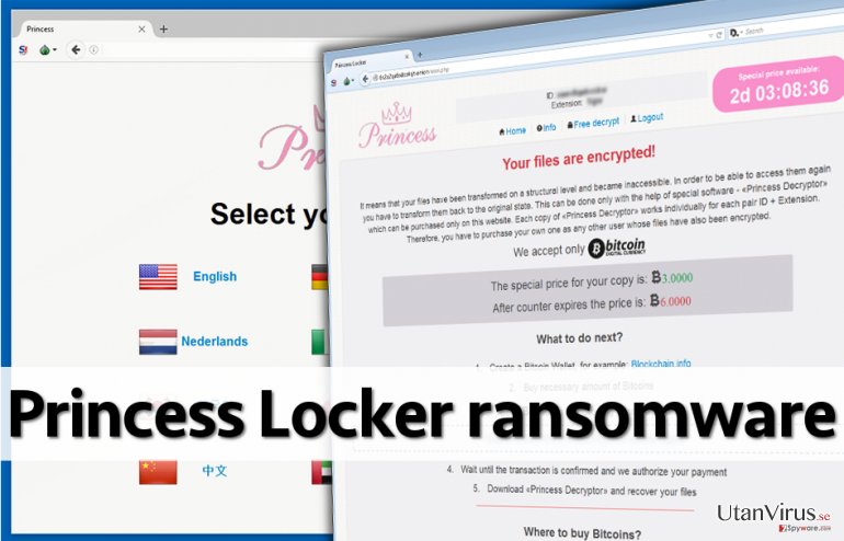 Ta bort viruset Princess Locker (Instruktioner för Virusborttagning)