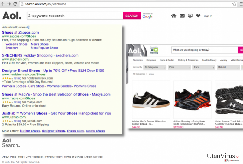 Ta bort viruset Search.aol.com (Guide för Virusborttagning)